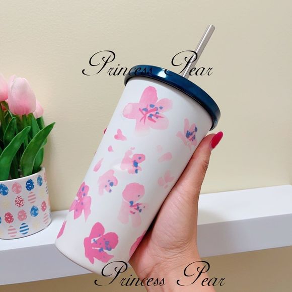 Starbucks | Dining | Rare Starbucks Thailand White Cherry Blo | Poshmark